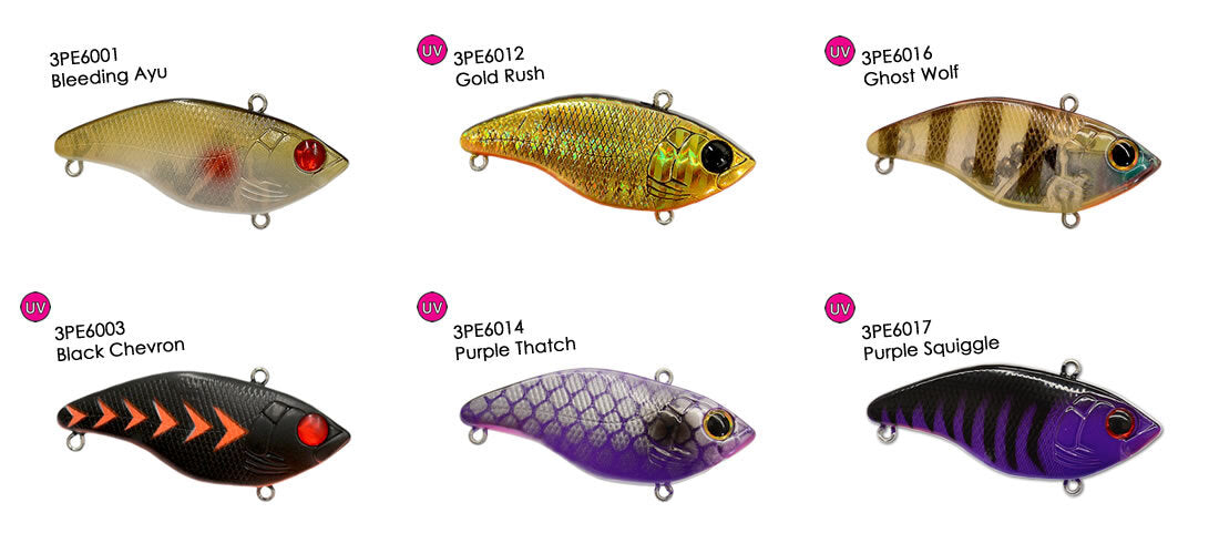 Multiple Variations of Pulse 60R Vibe Lures for Sale | Austackle