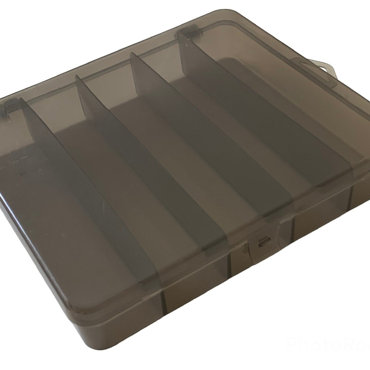 Tackle Box - 5pc Compartment Storage Container - Grey [175mm x 150mm x ...